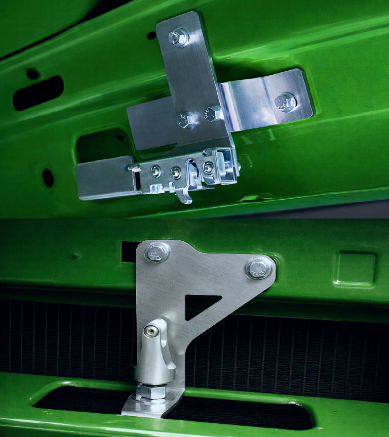 1967-72 Ford F-100 Hood Latch. Altman Easy Hood Latch. – Trique Mfg
